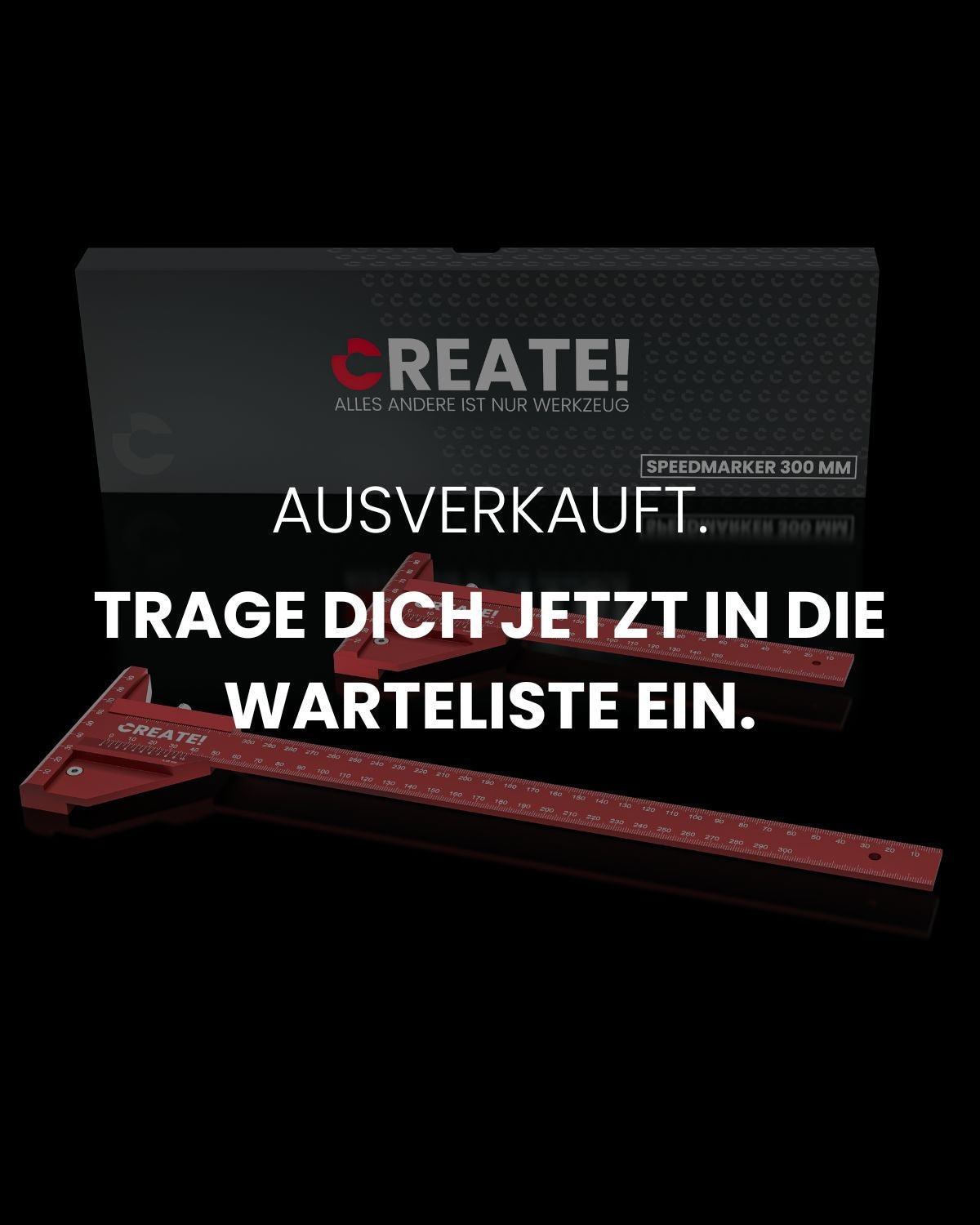 Speedmarker 150 & 300 mm von CREATE! - Das Original & erstklassig Qualität